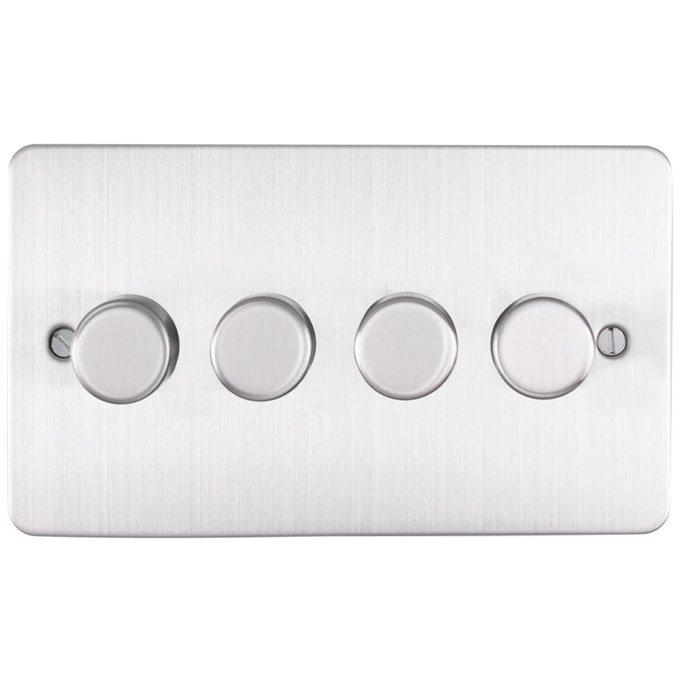 Eurolite 4 Gang 2 Way Enhance Flat Plate Matching Knobs Wall Mounted ... Eurolite 4 Gang 2 Way Enhance Flat Plate Matching Knobs Wall Mounted ...